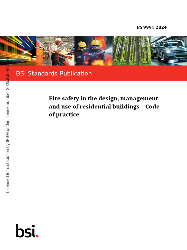 BS 9991 2024 | PDF | Apartment | Stairs