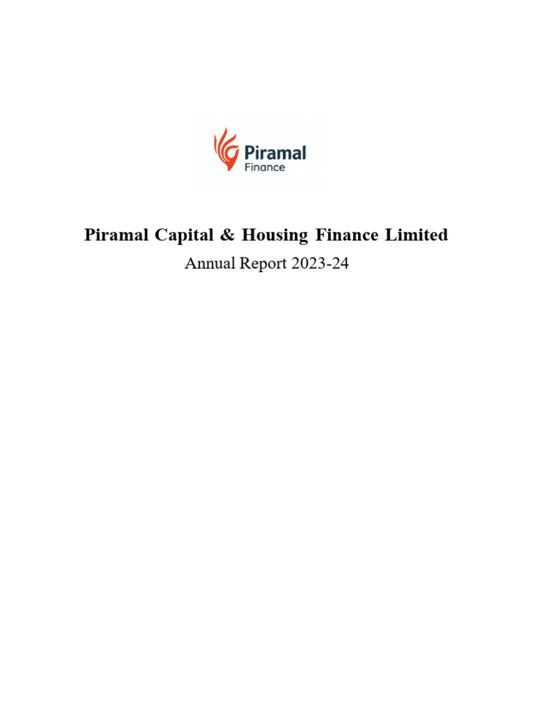 PCHFL Annual Report 2023-24 | PDF | Employee Benefits | Loans