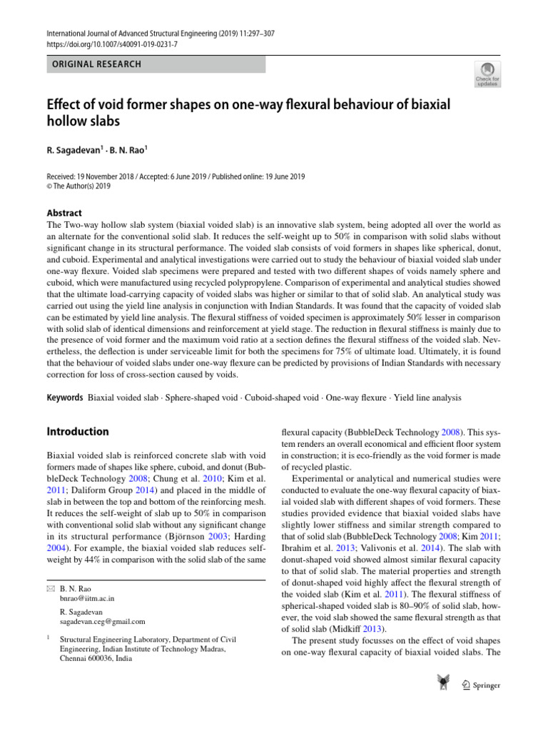 TM Effect of Void Former Shapes o | PDF | Strength Of Materials ...