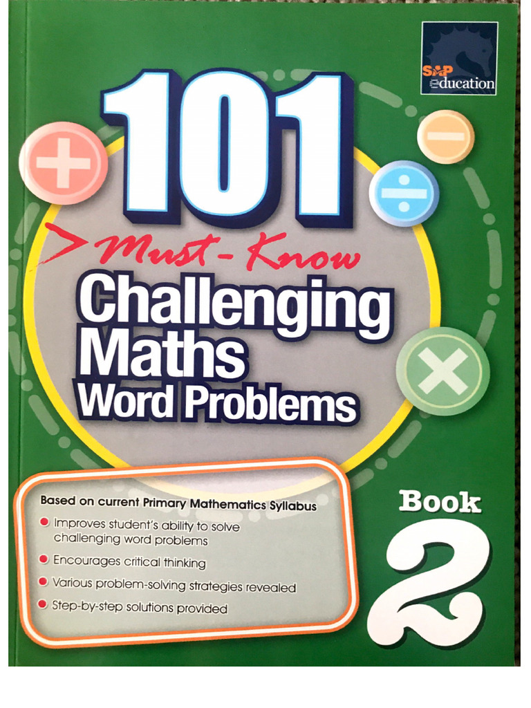 101 challenging math word problems book2 | PDF