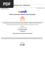 Unifi Termination Letter | PDF