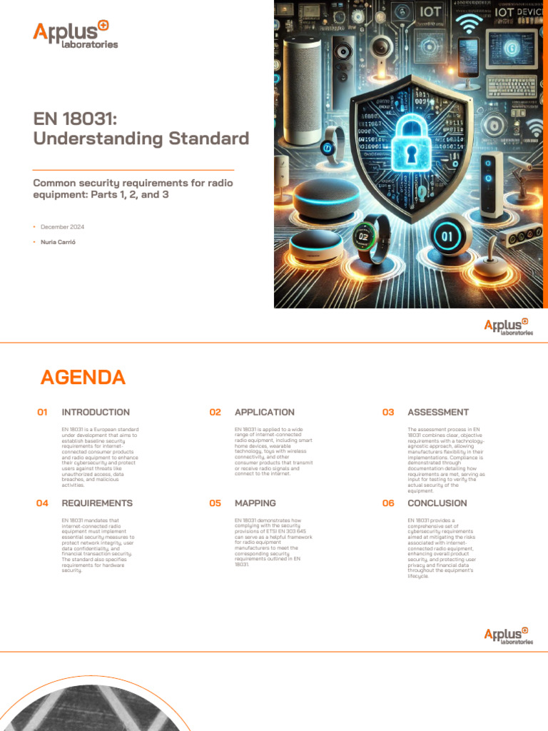 EN18031_Understanding_Standard_NCM | PDF | Computer Security | Security