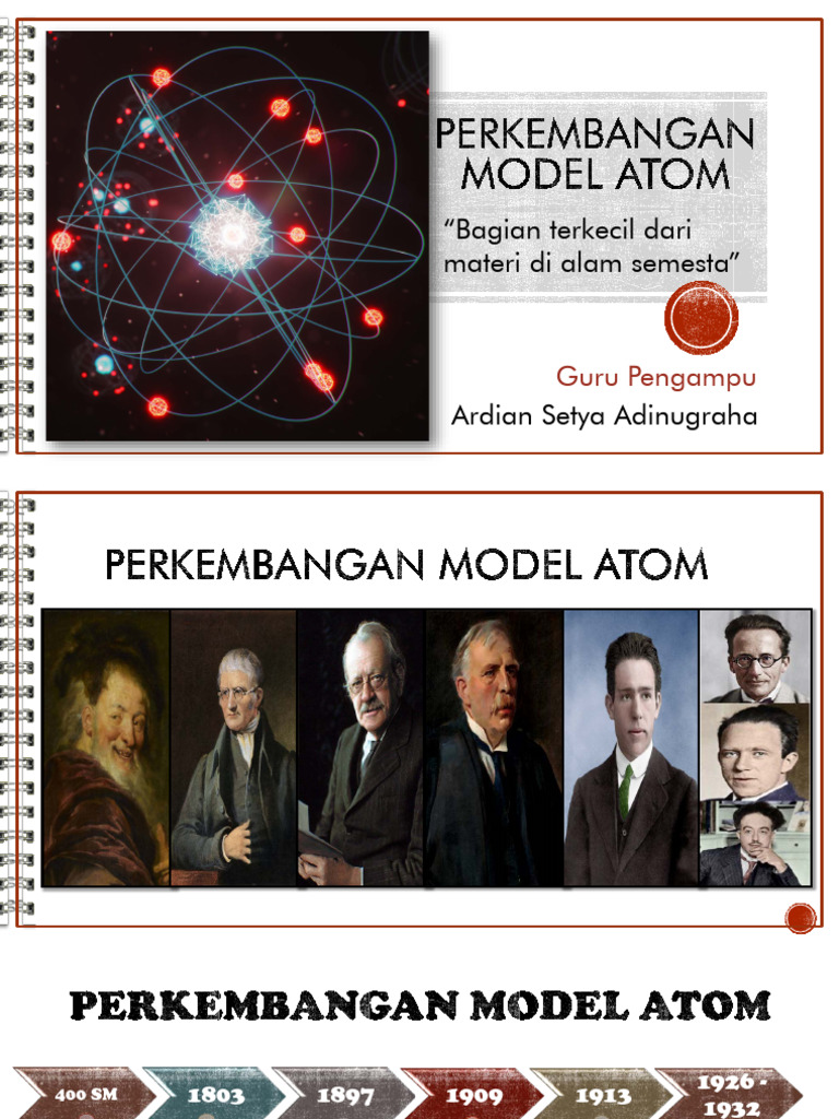 A. Struktur Atom - Sejarah Penemuan Atom Dan Simbol Atom | PDF
