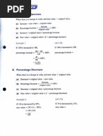 Successive Percentage Change | PDF | Percentage | Ratio