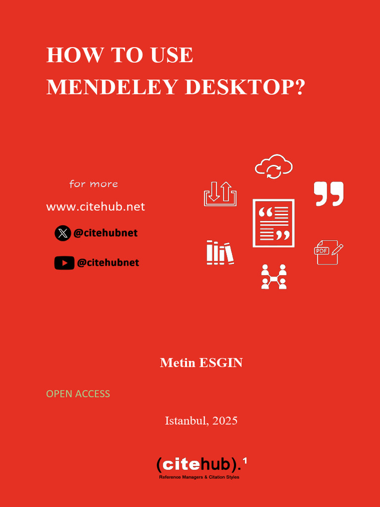 How To Use Mendeley Desktop? For More | PDF | Microsoft Word | Citation