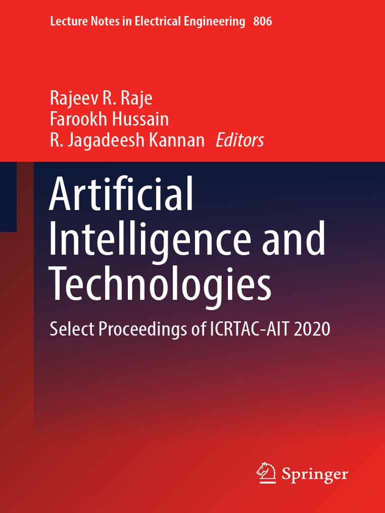 (Raje) Artificial Intelligence and Technologies. Select Proceedings of ICRTAC-AIT 2020 (2022 ...
