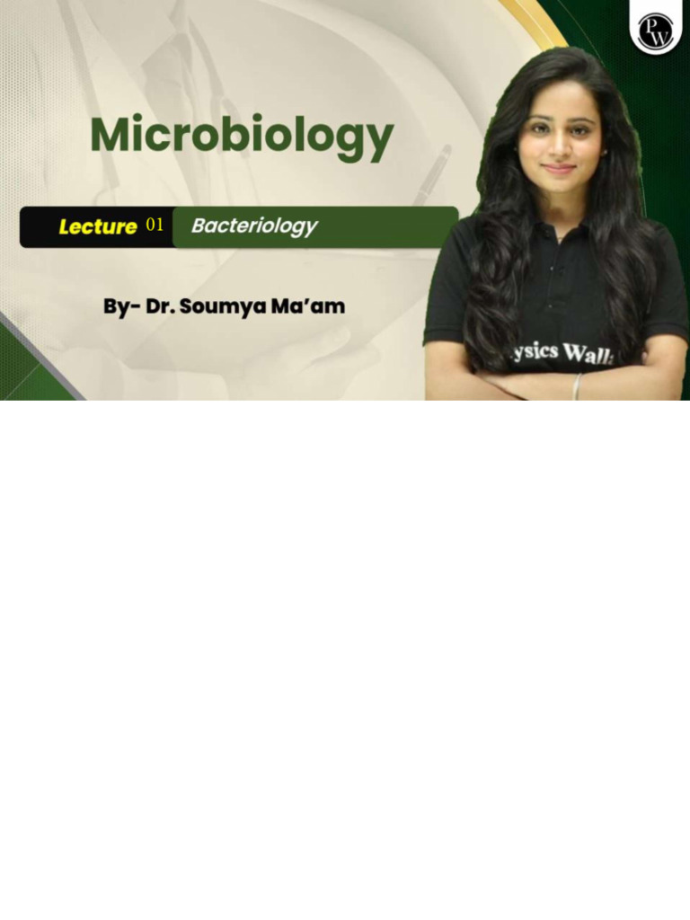Microbiology Bacteriology | PDF