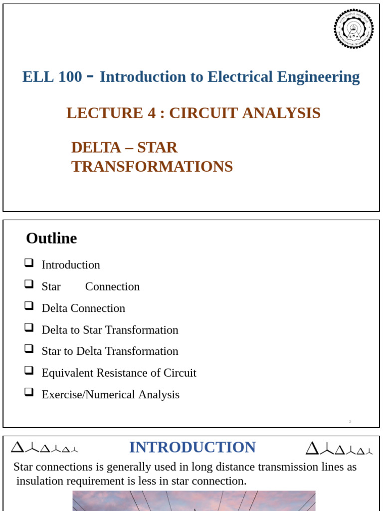 Equivalent Resistance via Star-Delta Conversion | PDF | Transformer ...