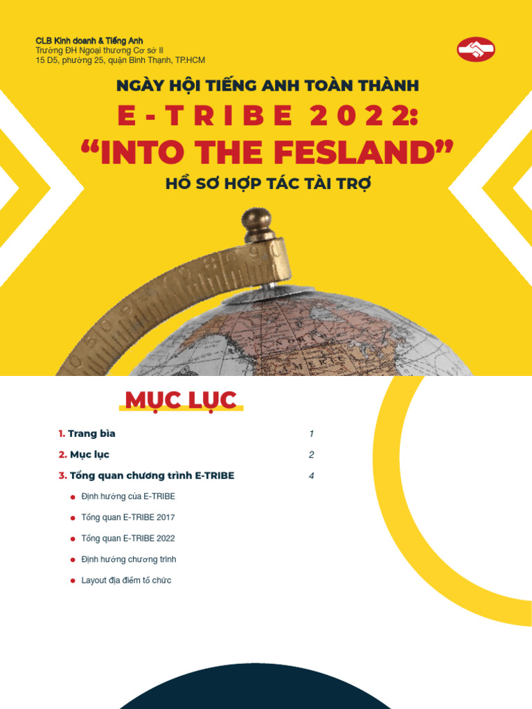 (Bec - E-Tribe 2022) Hồ Sơ Hợp Tác Tài Trợ | PDF