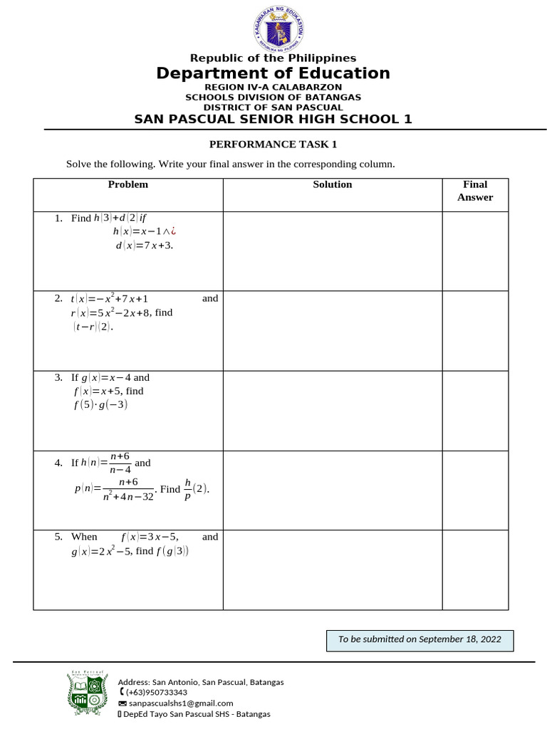 Activity SHeet 2 in Genmath | PDF