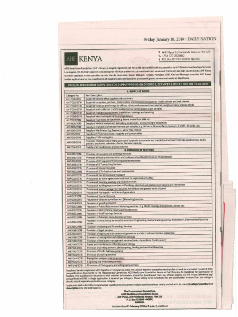 Prequalification | PDF