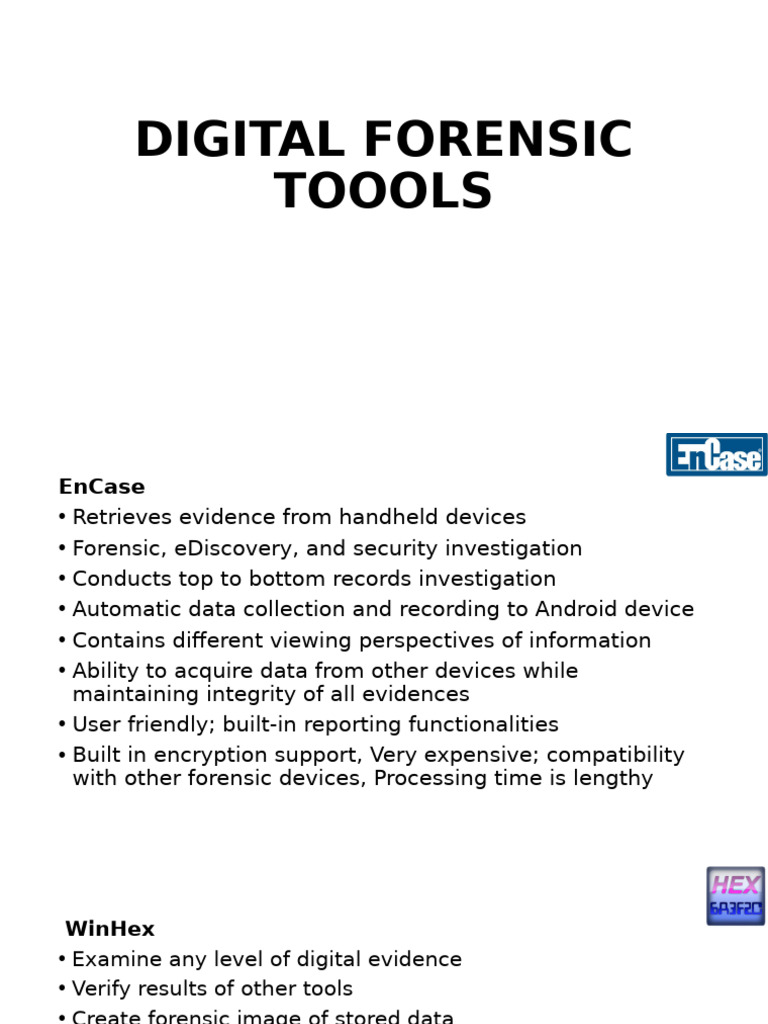 Digital Forensic Tools | PDF