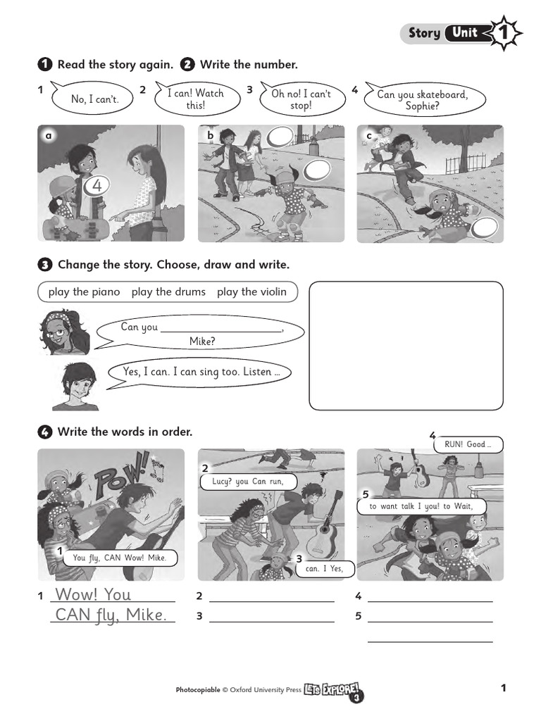 Story Activities for Let's Explore 3 | PDF