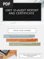 Short-Form Report: Audit Financial Statements | PDF | Accounting | Audit