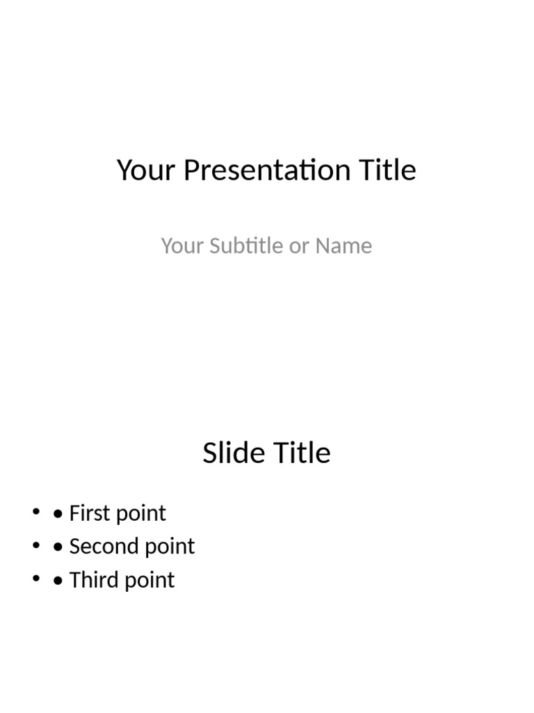 Blank 2 Slide Presentation | PDF