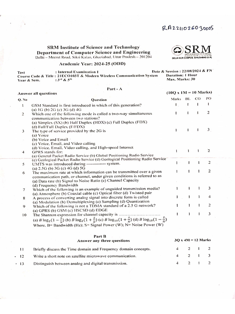 Sem5 All ct qps(subject wise) | PDF