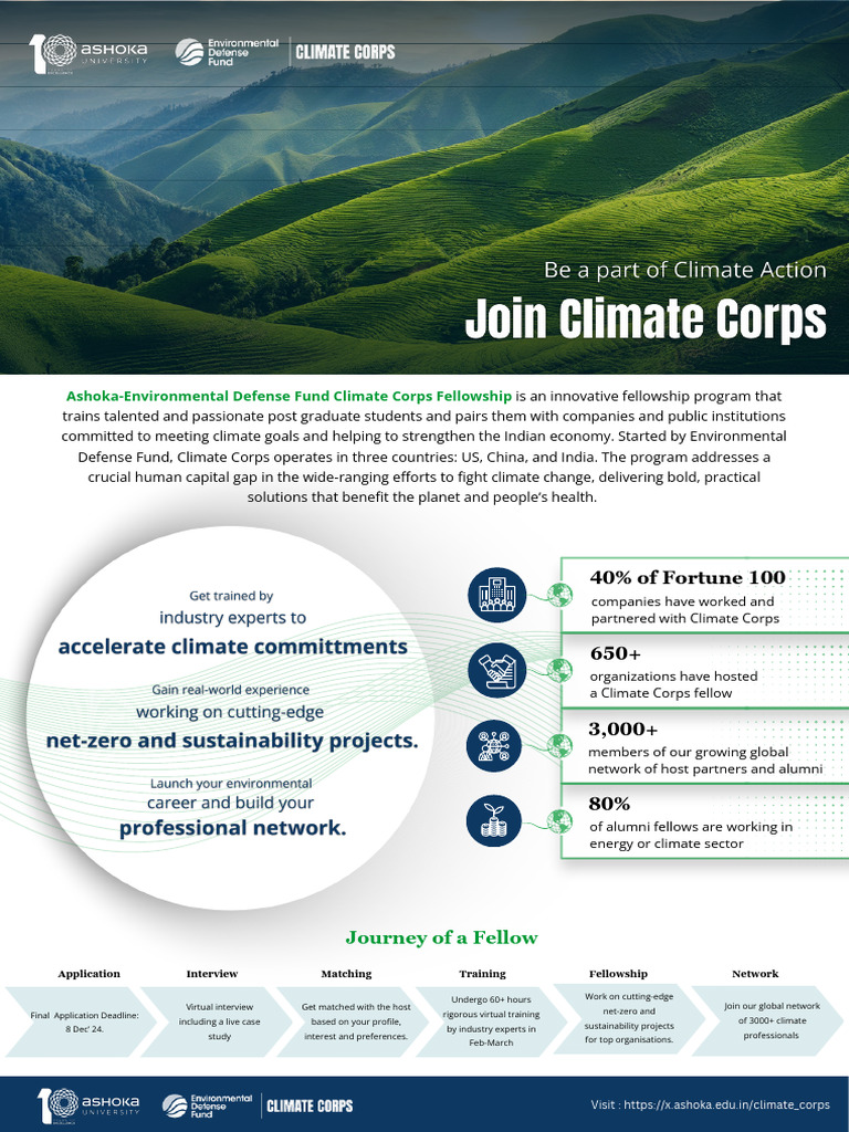 Climate Corps Fellow Brochure_India | PDF | Sustainability | Supply Chain