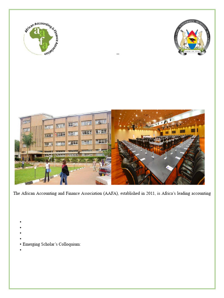 AAFA 2025 Conference Call for Papers | PDF | Accounting | Travel Visa