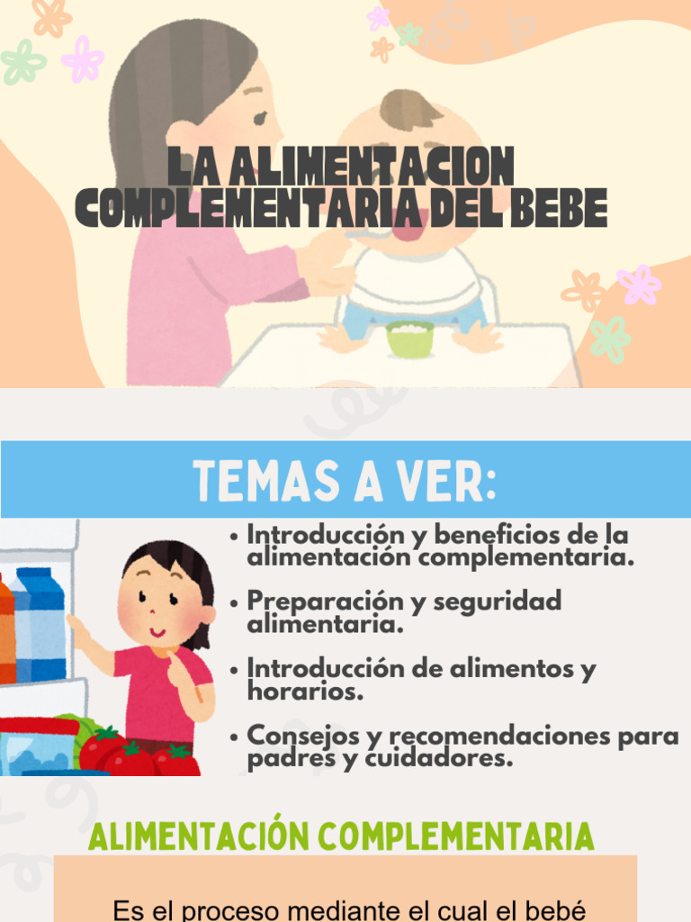 Alimentación Complementaria | PDF | Alimentos | Amamantamiento