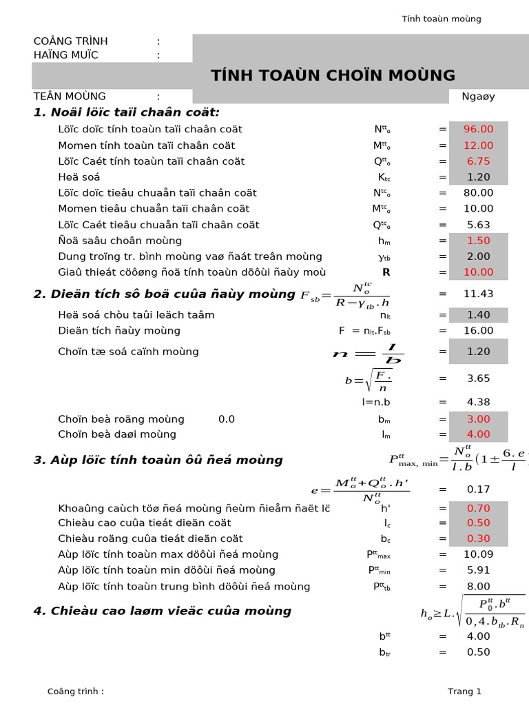 Tinh Mong Don Bang RN | PDF