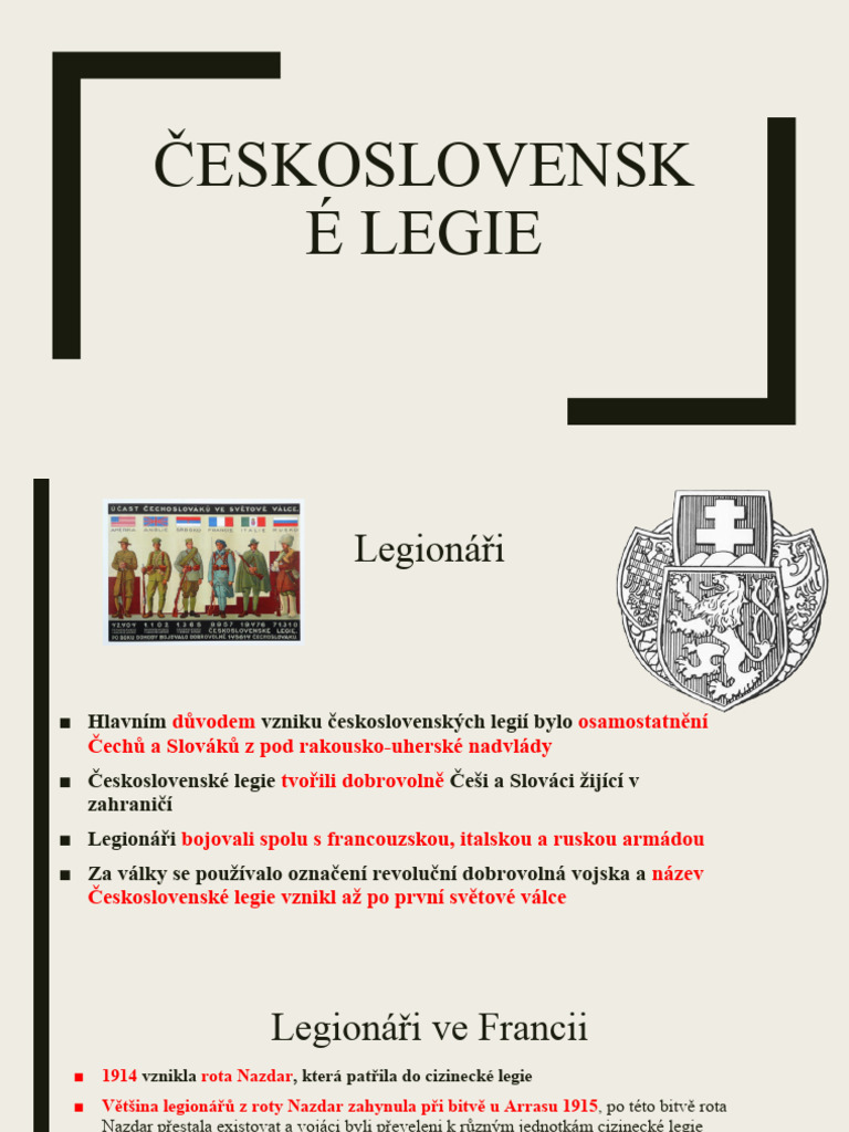 21 Československé Legie | PDF