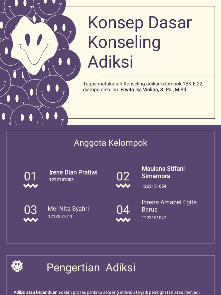 Konseling Adiksi: Pengertian dan Tujuan | PDF