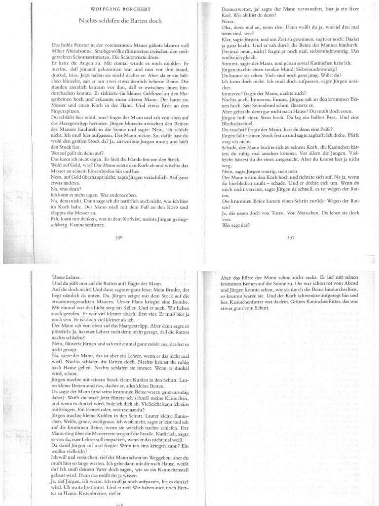 Borchert Nachts | PDF