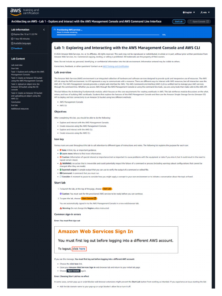 Aws 1 | PDF