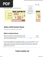 A330 ECAM Reset Guide | PDF | Aircraft Flight Control System | Rudder