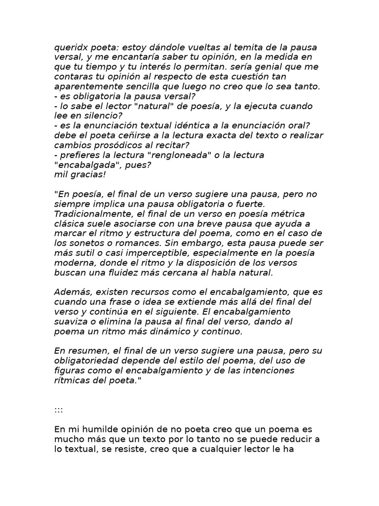 La Pausa Versal | PDF | Ritmo | Fonética
