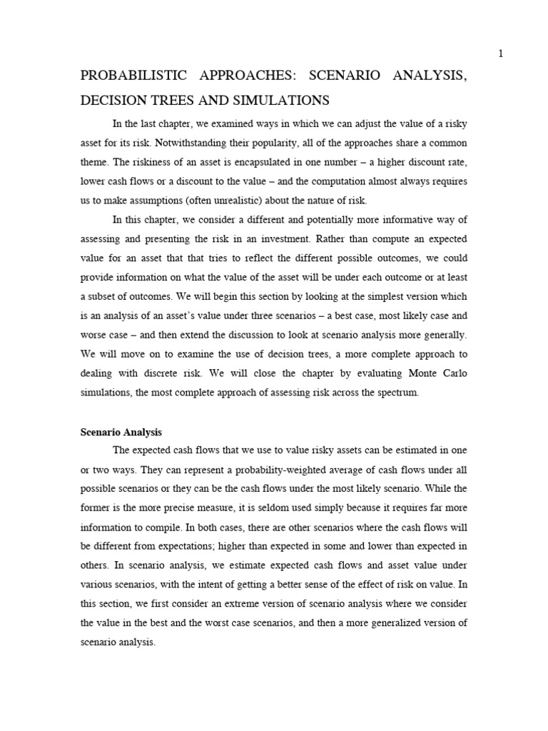 Probabilistic Removed | PDF | Risk | Scenario Planning