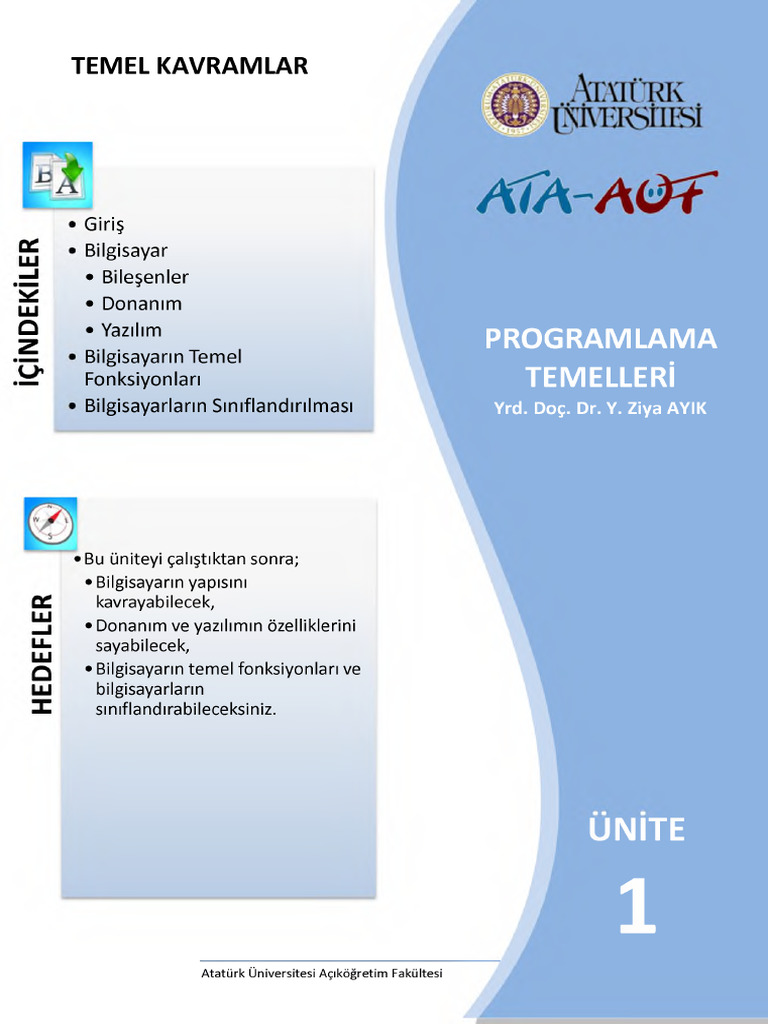 Programlama Temelleri | PDF