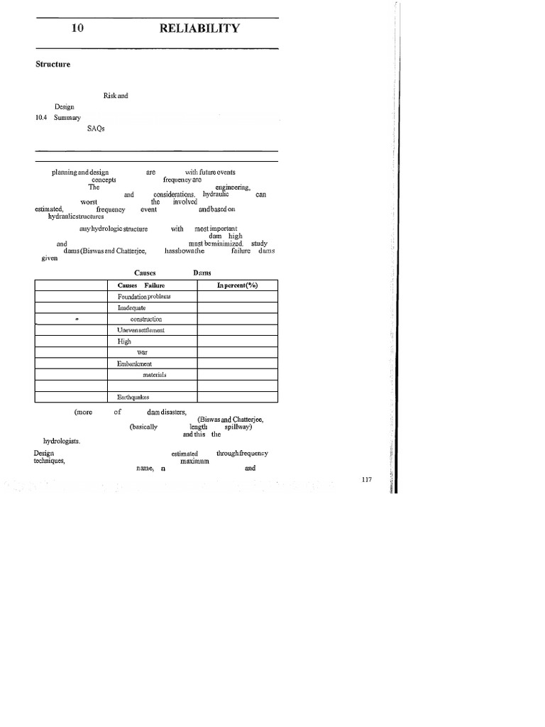 Risk and Reliability Analysis | PDF | Probability Distribution | Spillway