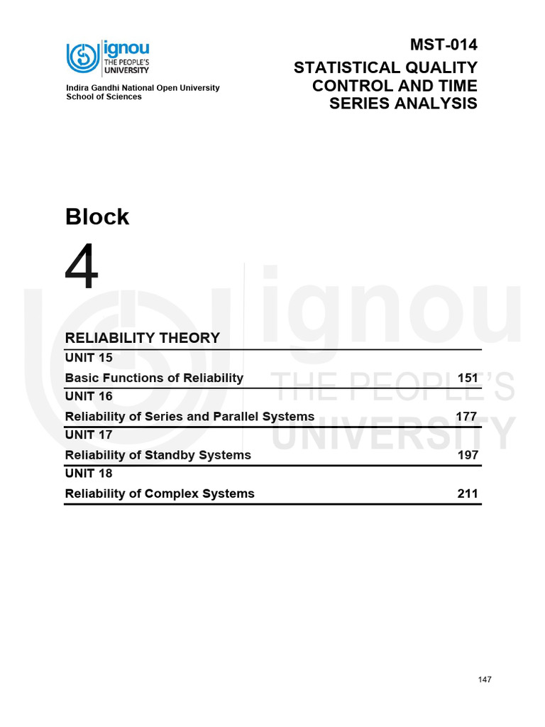 Overview of Reliability Theory | PDF | Reliability Engineering ...