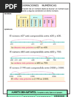 Valor Posicional para Cuarto Grado | PDF | Notación Matemática | Notación