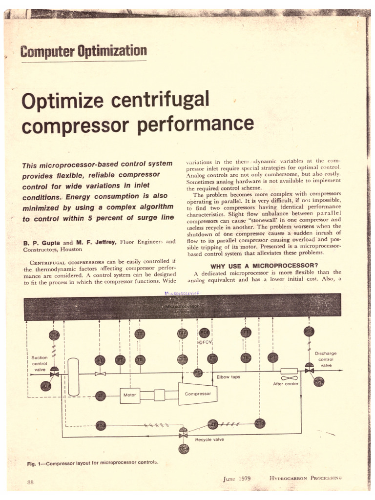 Optimise Centrifugal Compressor Performance | PDF