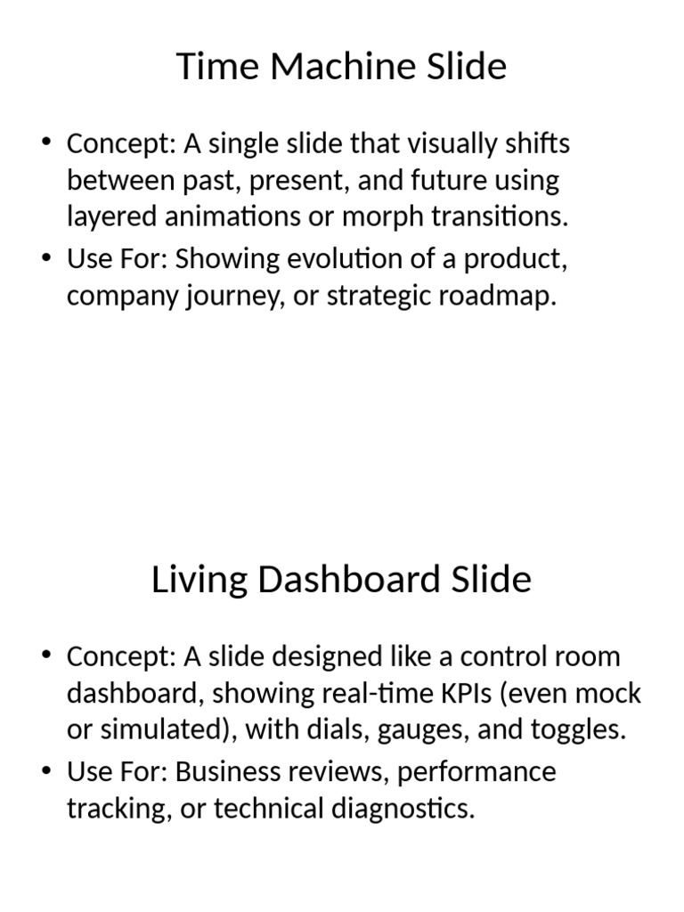 Innovative Slide Design Concepts | PDF
