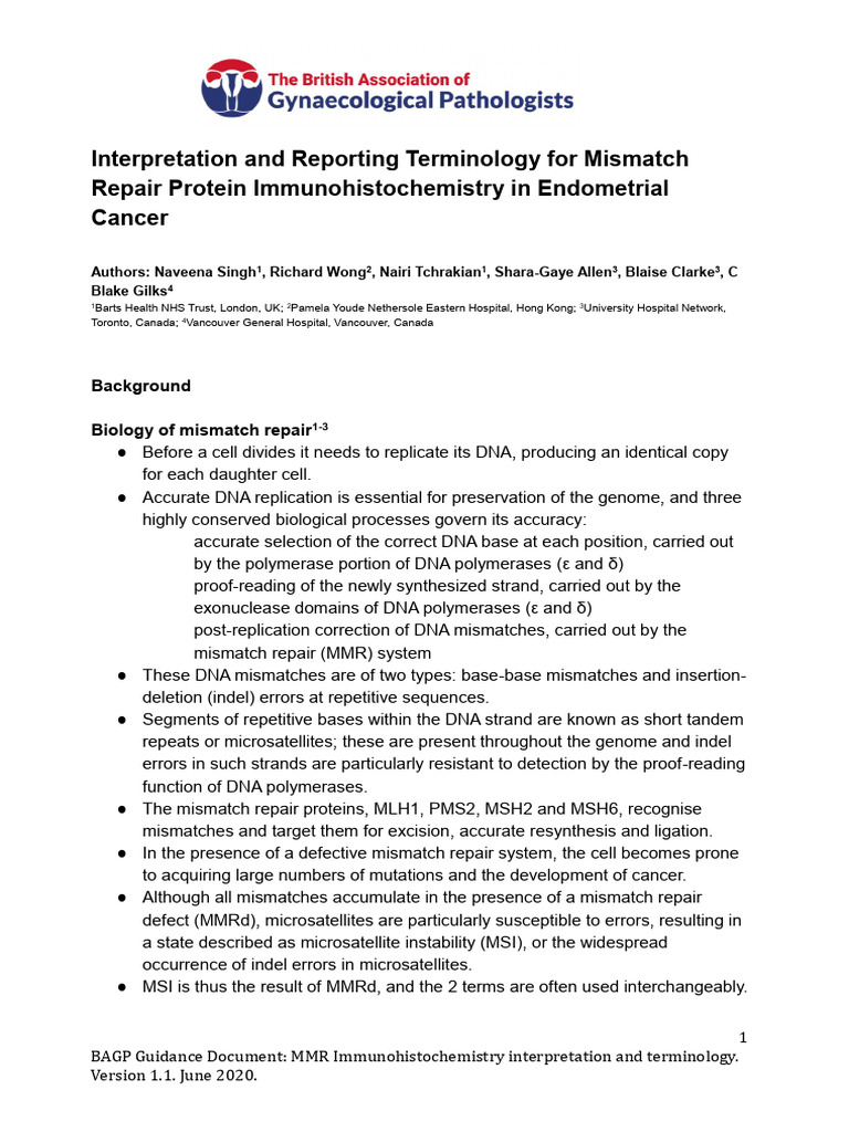 1593411202wpdm - BAGP MMR IHC Interpretation June 2020 | PDF ...