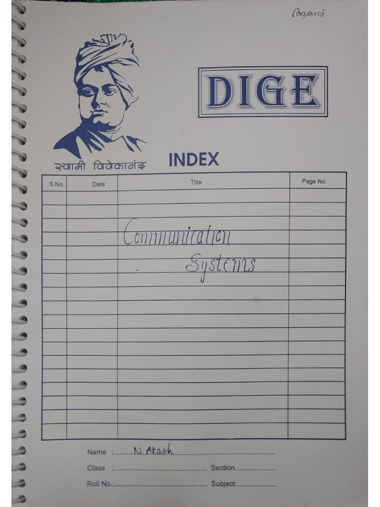 Ace Communication Systems Notes | PDF
