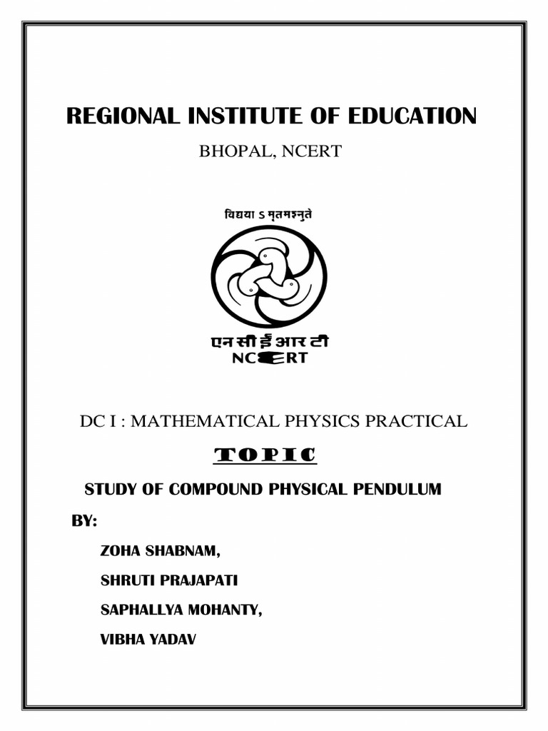 Physical Pendulums | PDF