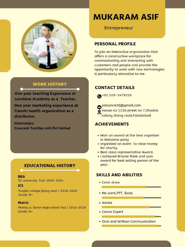 Professional Resume - Mukaram Asif | PDF