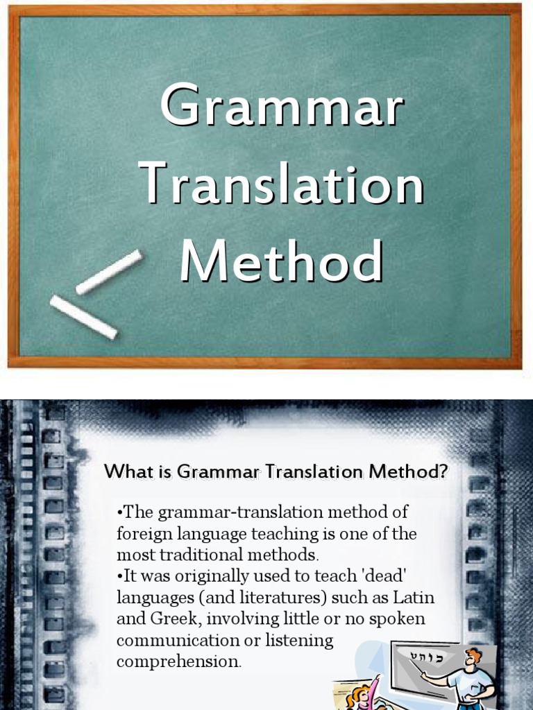 Grammar Translation Method 1226604004591139 8 | PDF | Second Language ...