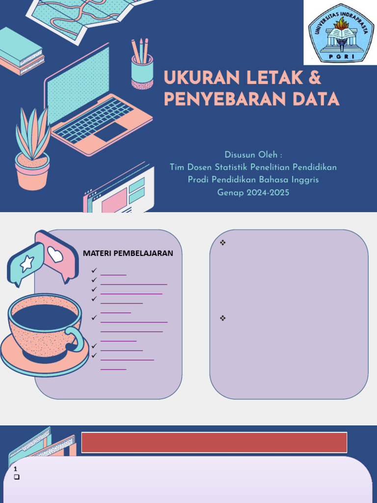 Ukuran Letak Data & Penyebaran Data - Pertemuan IV | PDF