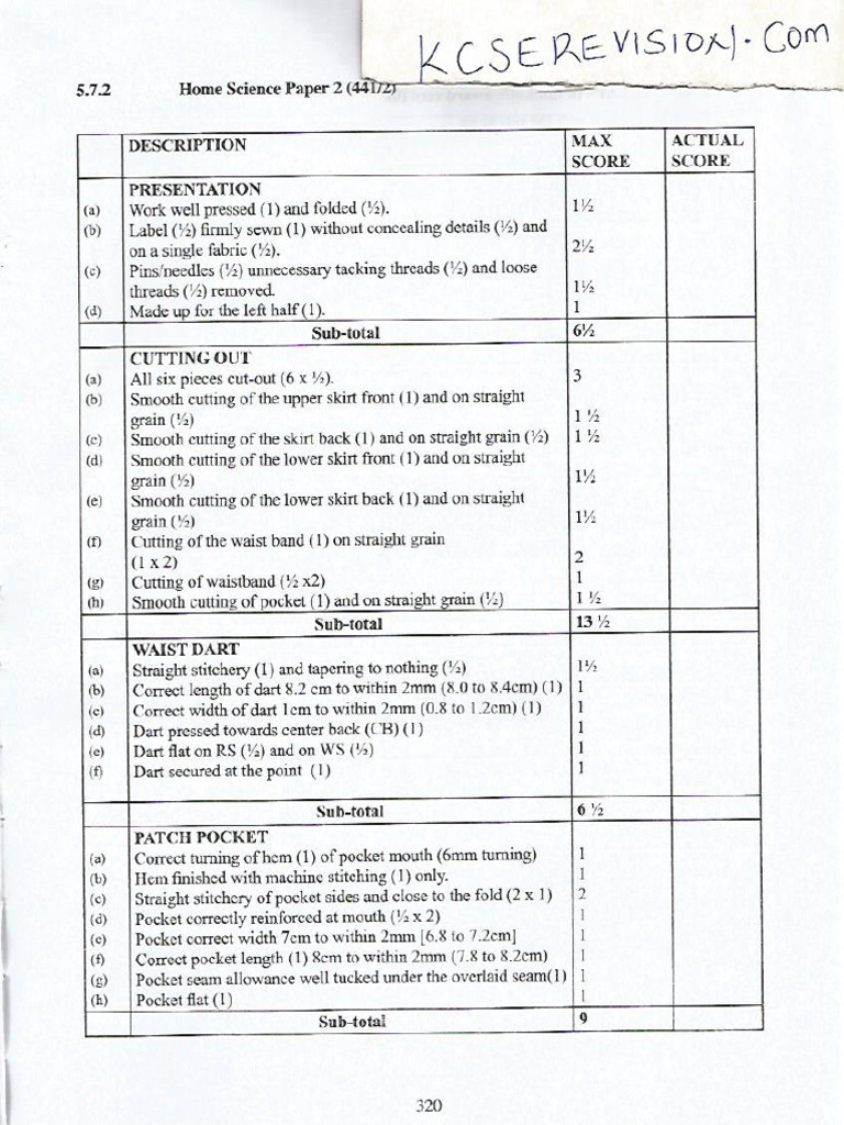 2019 Homescience p2 Ms | PDF