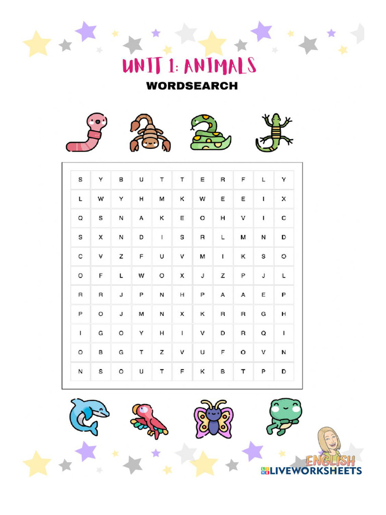 Animals Wordsearch | PDF