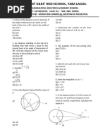 Grade 9 SHARP Mathematics Practice | PDF | Triangle | Exponentiation