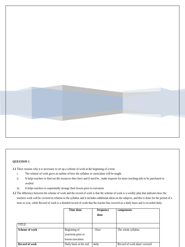 Tebogo Lekopanye Assign1 | PDF | Learning | Teachers