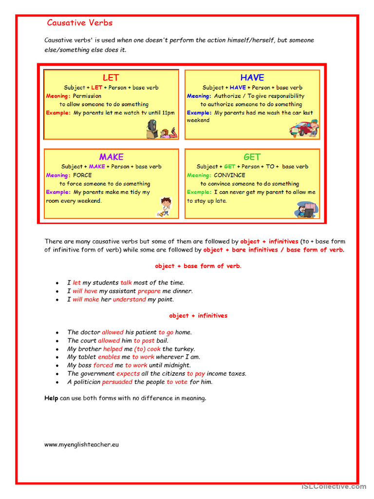 Understanding Causative Verbs | PDF