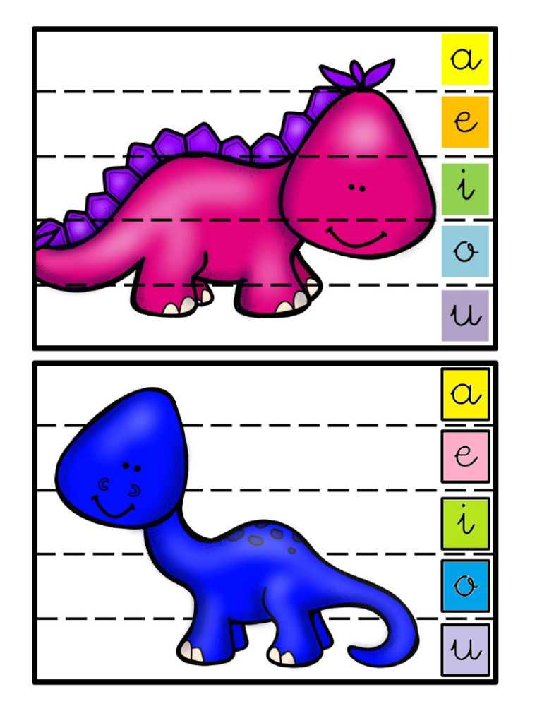 Puzzle Vocales | PDF