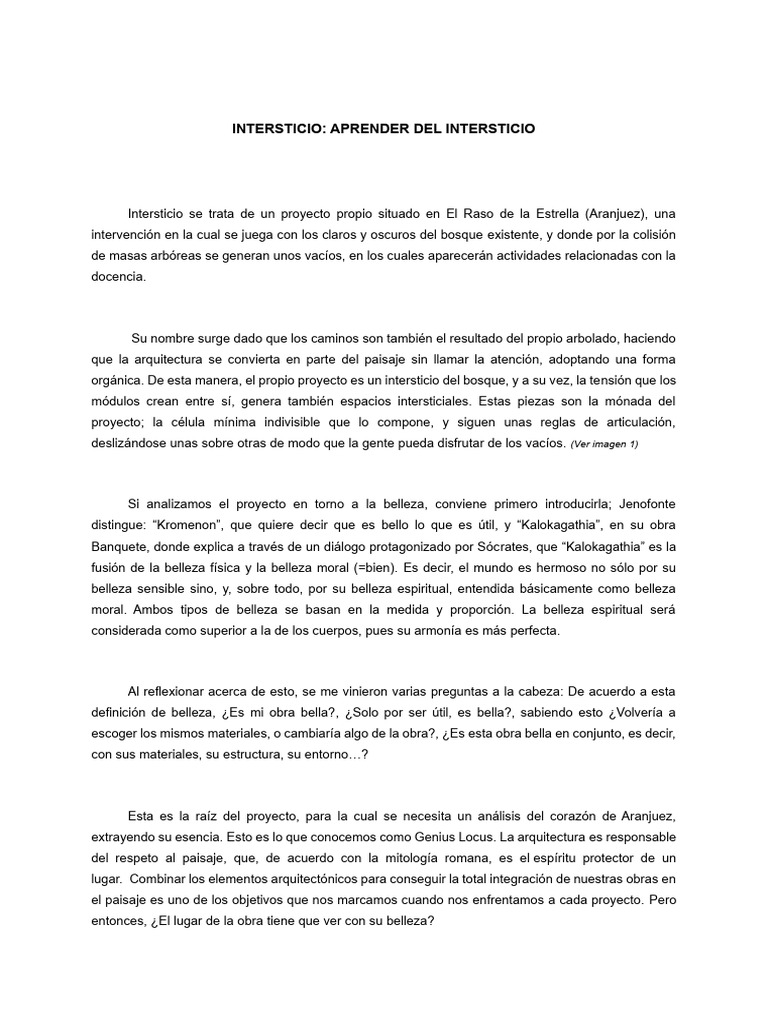 Definición y Significado de Intersticio | PDF | Belleza | Naturaleza